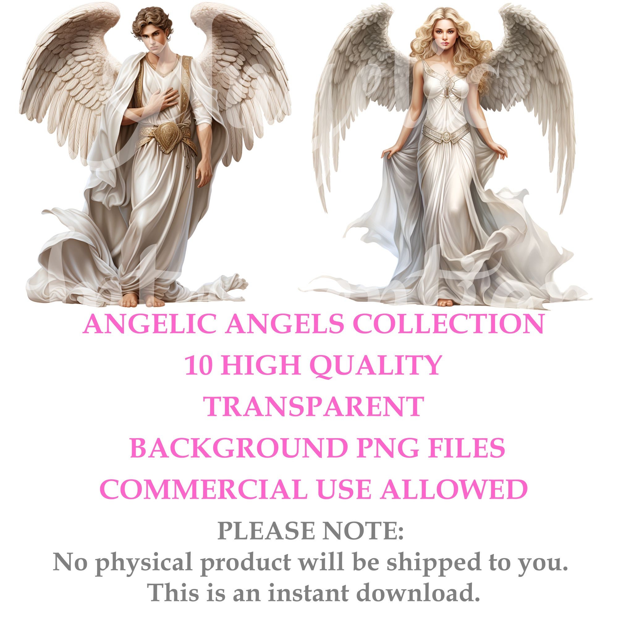 Angelic Angels PNG Collection: Divine Pngs for Crafts & Designs ...