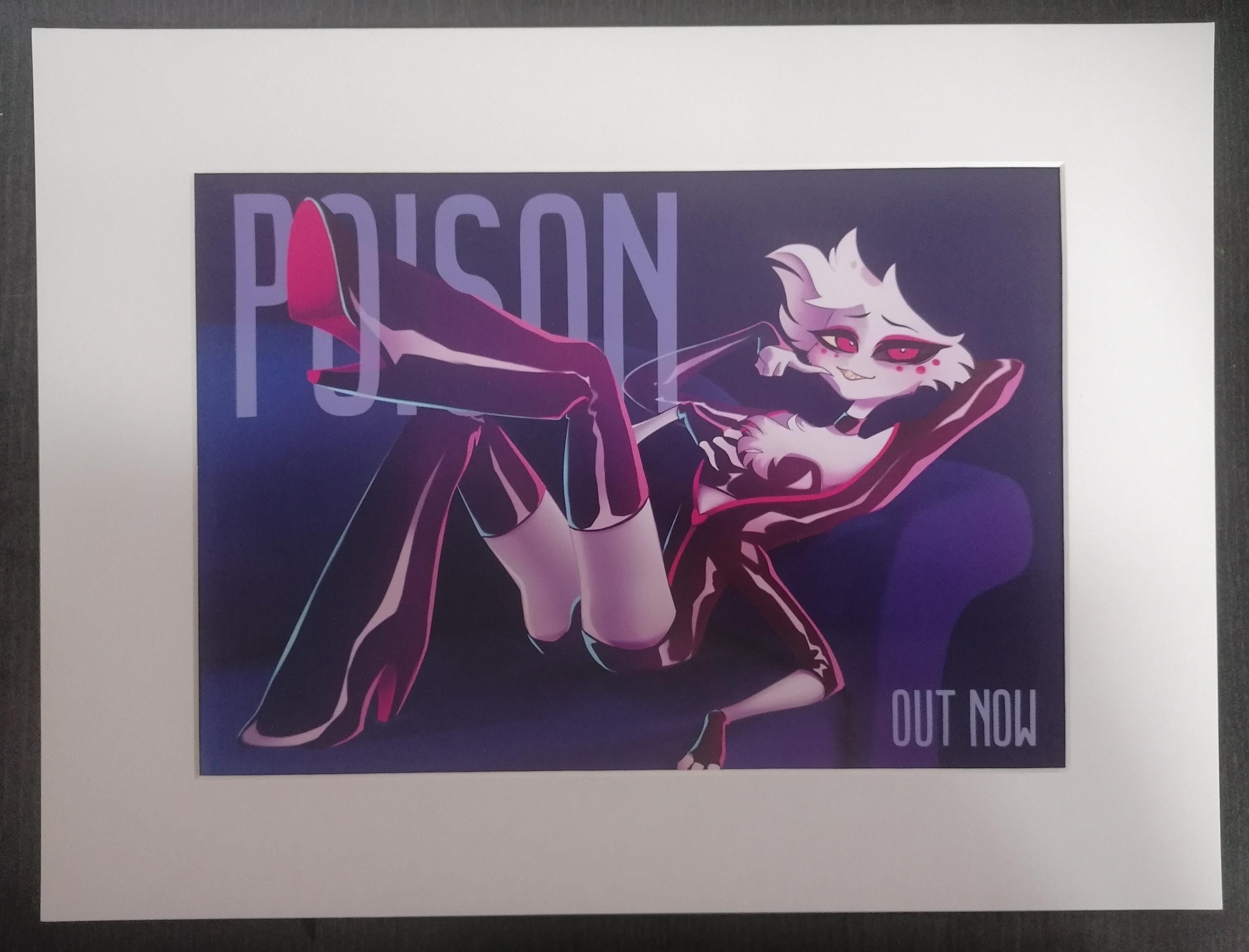 Hazbin Hotel Angel Dust Poison Release Poster A4 - Etsy