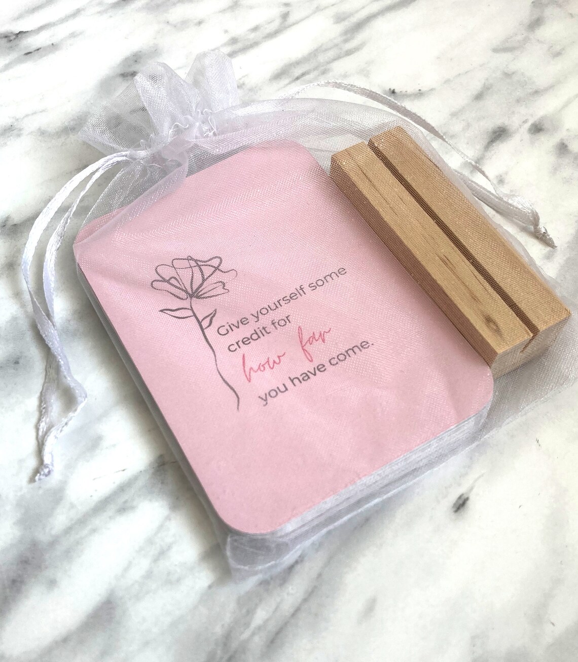 Self Care Affirmation Cards Set With Stand / 30 Pcs. Mom Life ...
