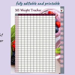 Printable Health and Fitness Planner, Mood Tracker, Mind Map Weekly ...