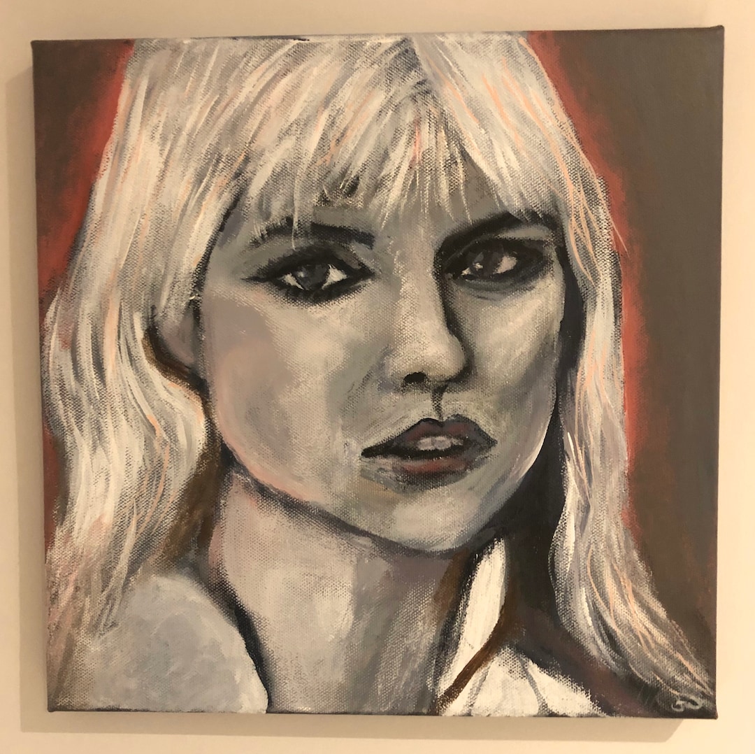Debbie Harry Abstract Acrylic Painting on Canvas - Etsy