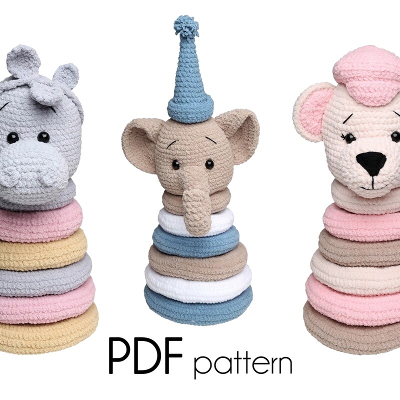 Crochet Stacking Toy - Etsy