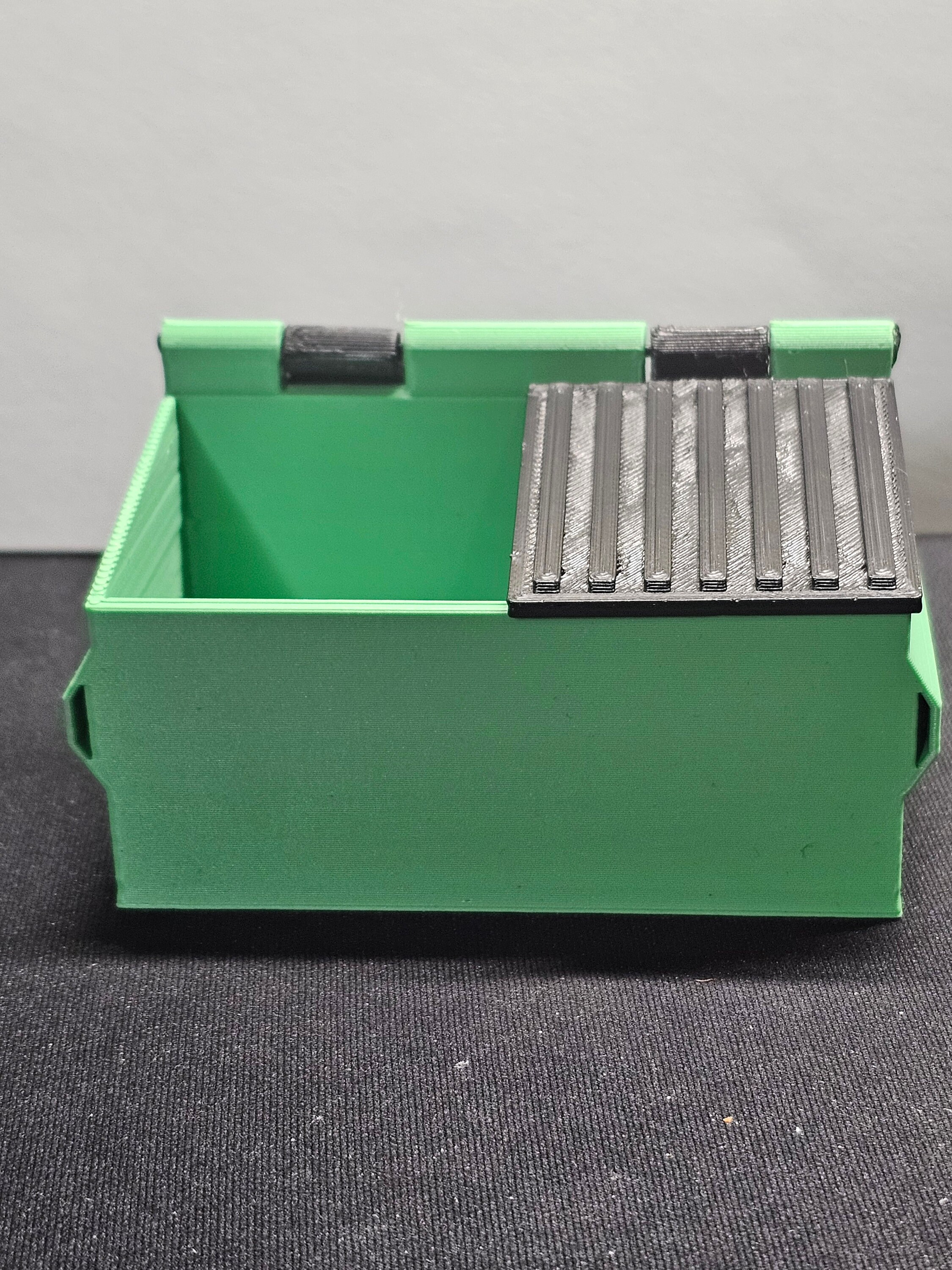 Mini Dumpster Desk Organizer Miniature Office Storage Trash Holder ...