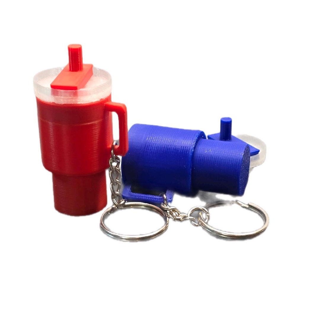 Stanley/yeti Tumbler Cup Keychain Scaled Tumbler Pillbox for On-the-go ...