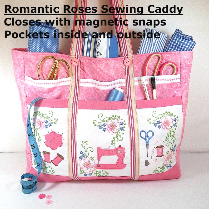 Machine Embroidery Designs, Patterns and Sewing Caddy Instructions ...