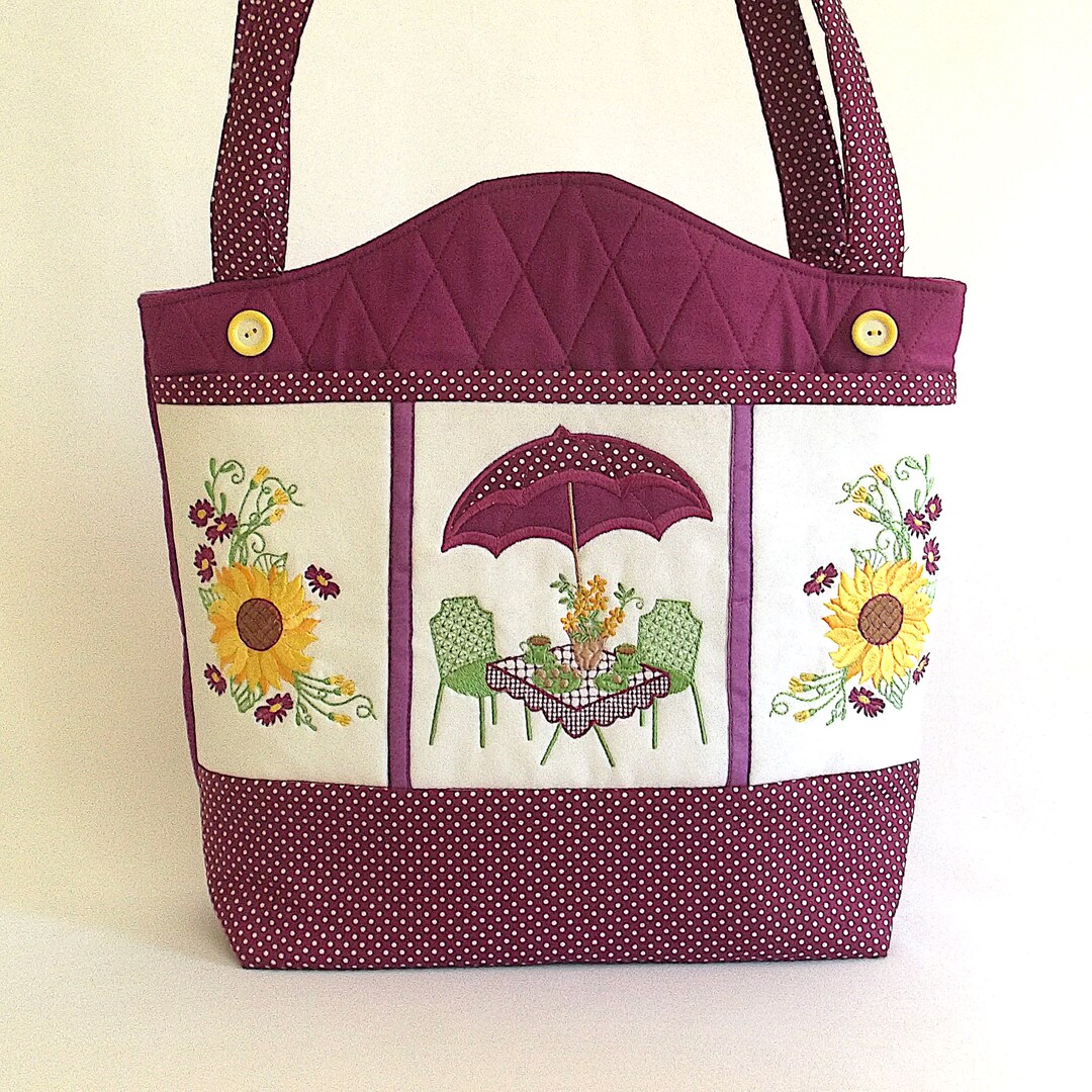Machine Embroidery Designs, Patterns and Handbag Instructions ...