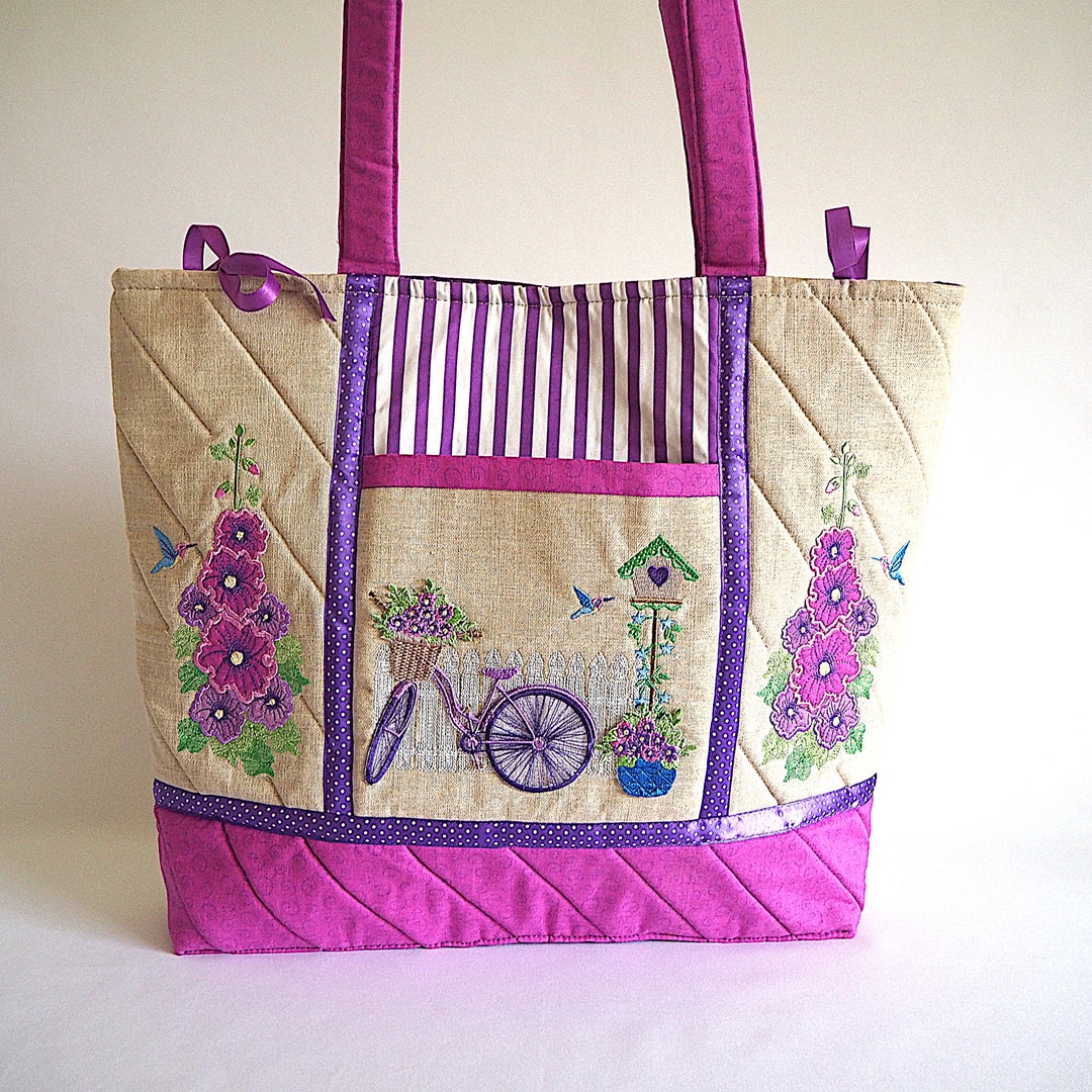 Machine Embroidery Designs, Patterns and Sewing Bag Instructions ...