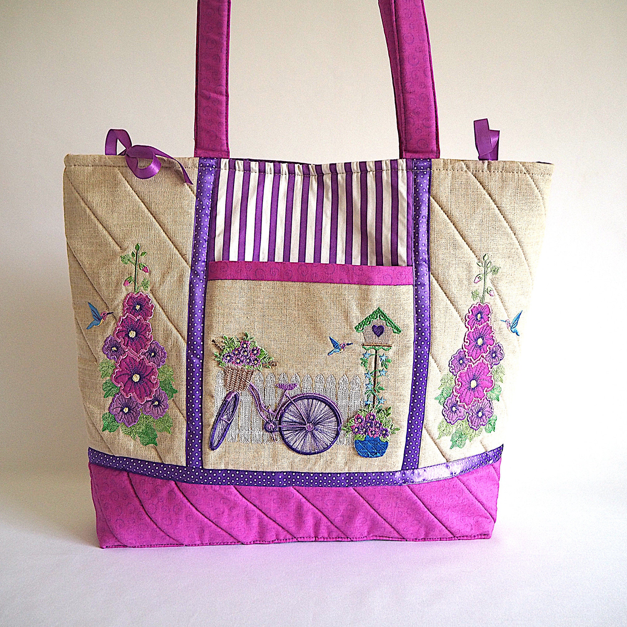 Machine Embroidery Designs, Patterns and Sewing Bag Instructions ...