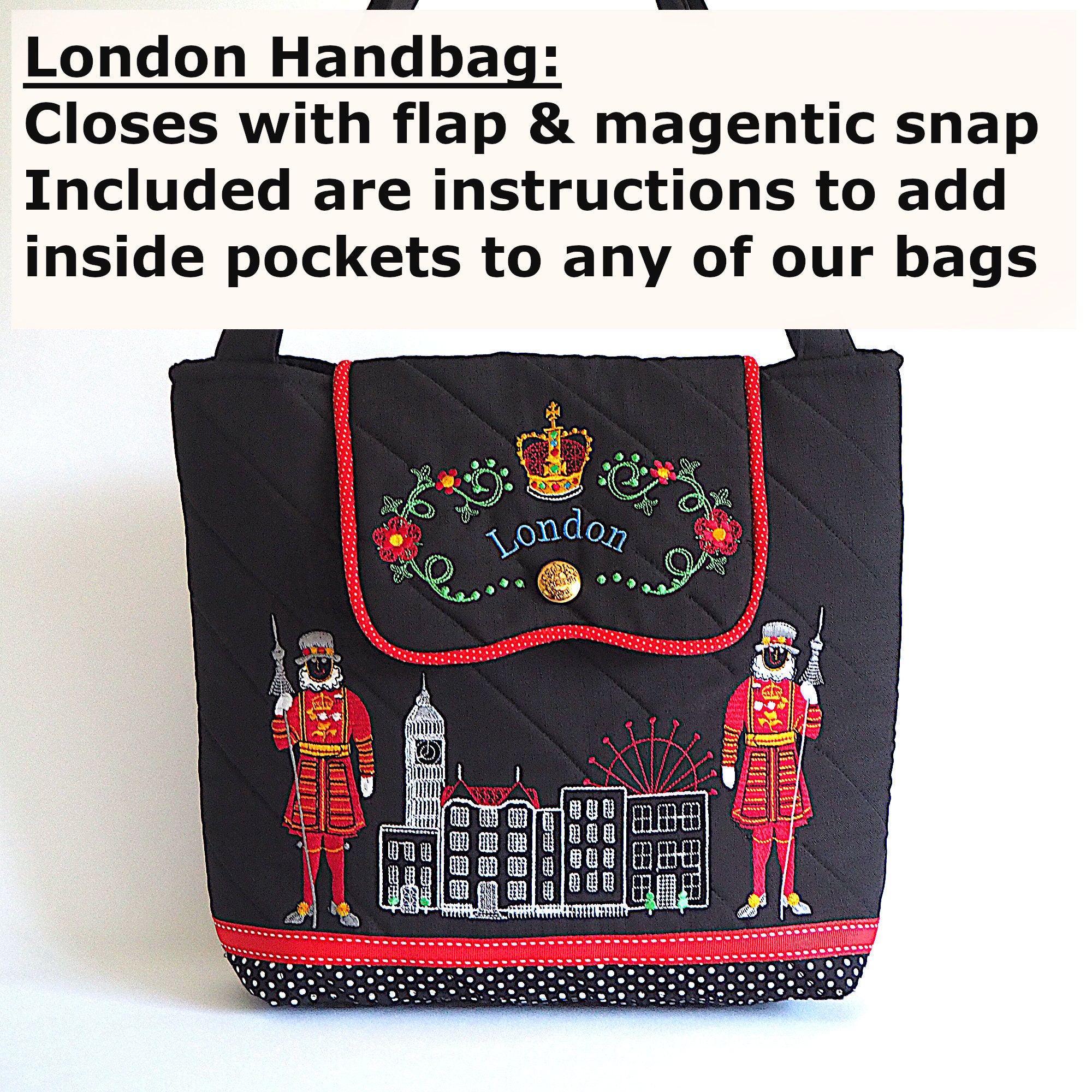 Machine Embroidery Designs, Patterns and Handbag Instructions (london ...