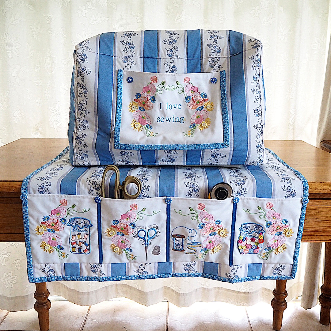 Machine Embroidery Designs Patterns Mat and Machine Cover Instructions ...