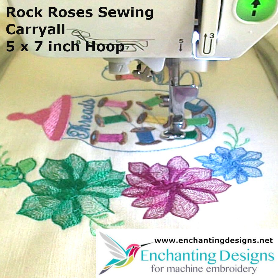 Machine Embroidery Designs Patterns and Sewing Carryall - Etsy