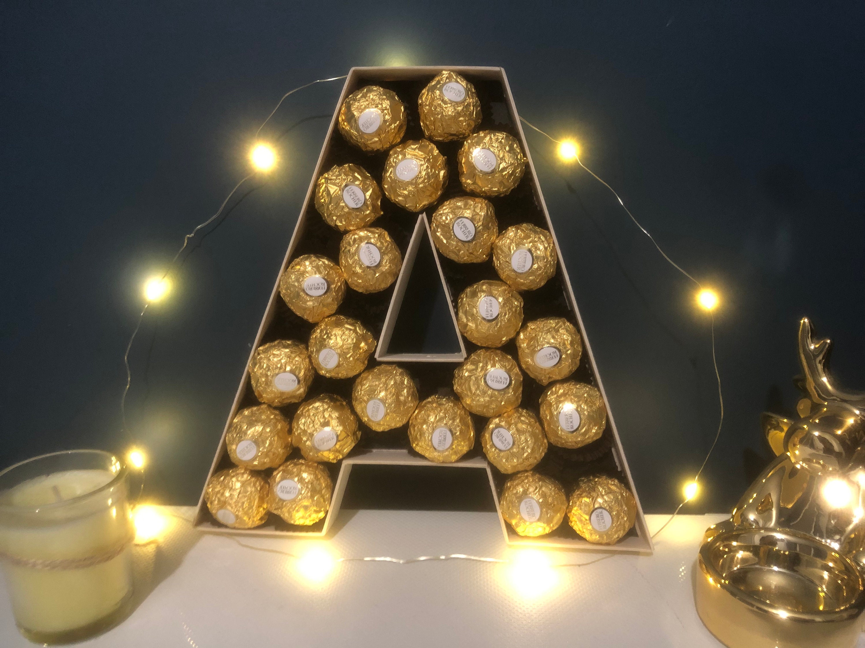 Ferrero Rocher Gifts, Chocolate Filled Letter Gifts, Personalised ...