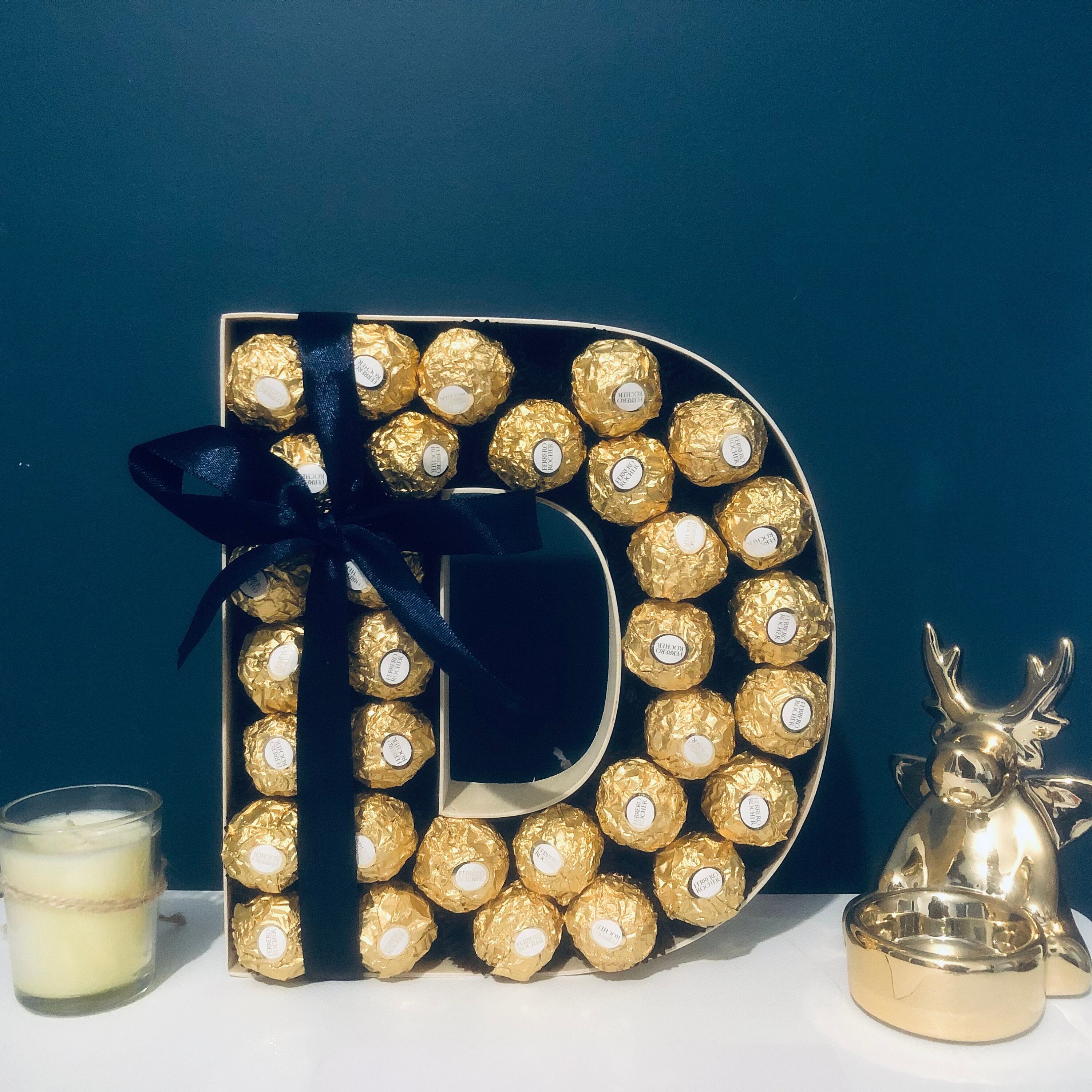 Ferrero Rocher Gifts, Chocolate Filled Letter Gifts, Personalised ...