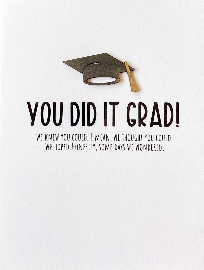 Foiled High School or College Graduation Congratulation | Class of 2026 ...