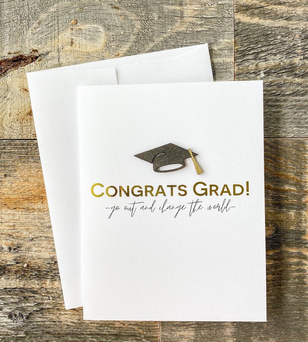 Foiled Graduation Card | High School Graduation Card | Graduation Gift ...