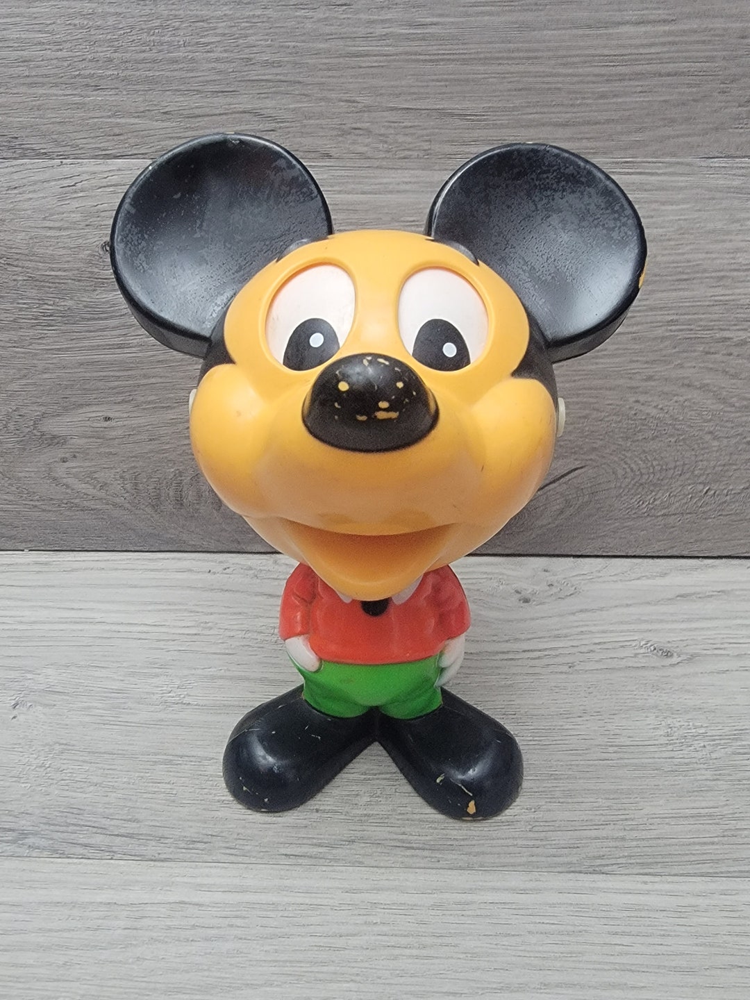 1976 Mattel Disney Mickey Mouse Chatter Chums Talking Pull String Toy ...