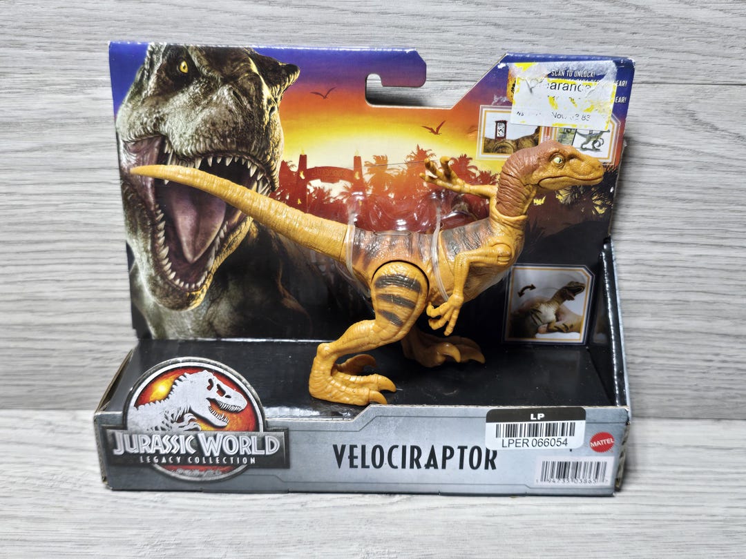 Jurassic World Legacy Collection 7" Velociraptor Dinosaur - Etsy