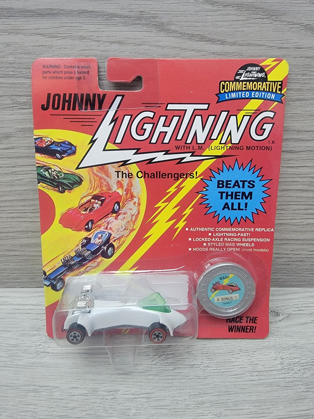 1993 Johnny Lightning Wasp Commemorative Challenger Redline - Etsy