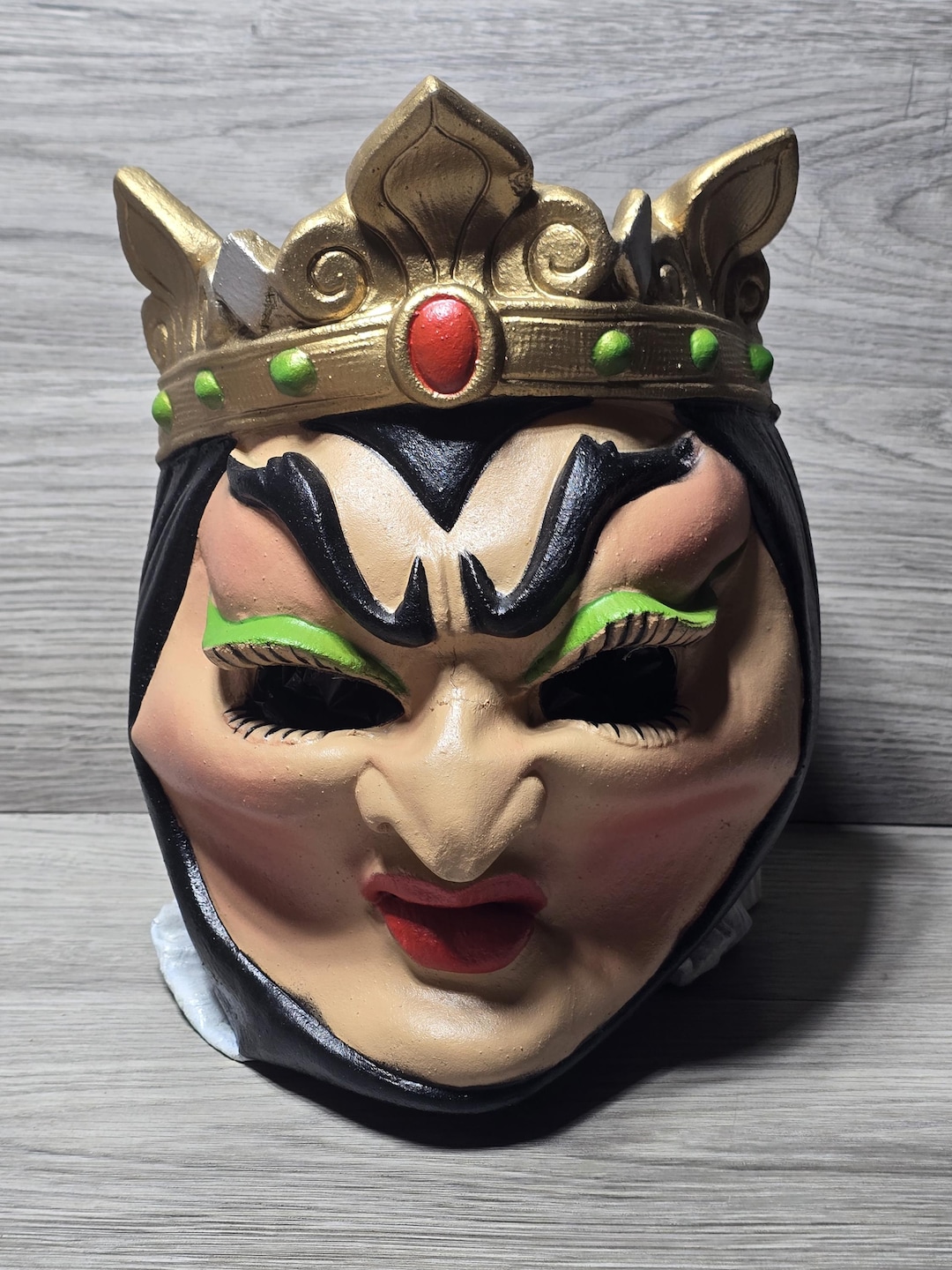 1981 Cesar Snow White Evil Queen Latex Mask Halloween Disney Dominatrix ...