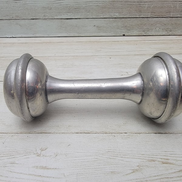 Silver Baby Rattle - Etsy