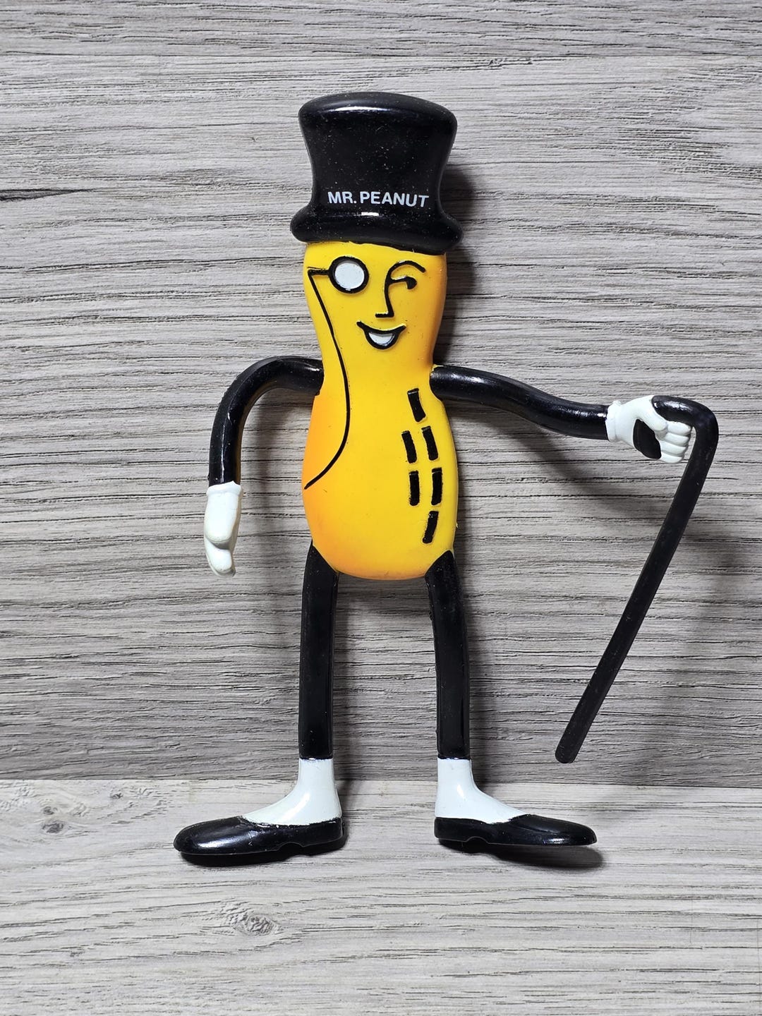 1991 Planters Mr. Peanut Russ Bendy Bendable Advertising 6" Toy Figure ...