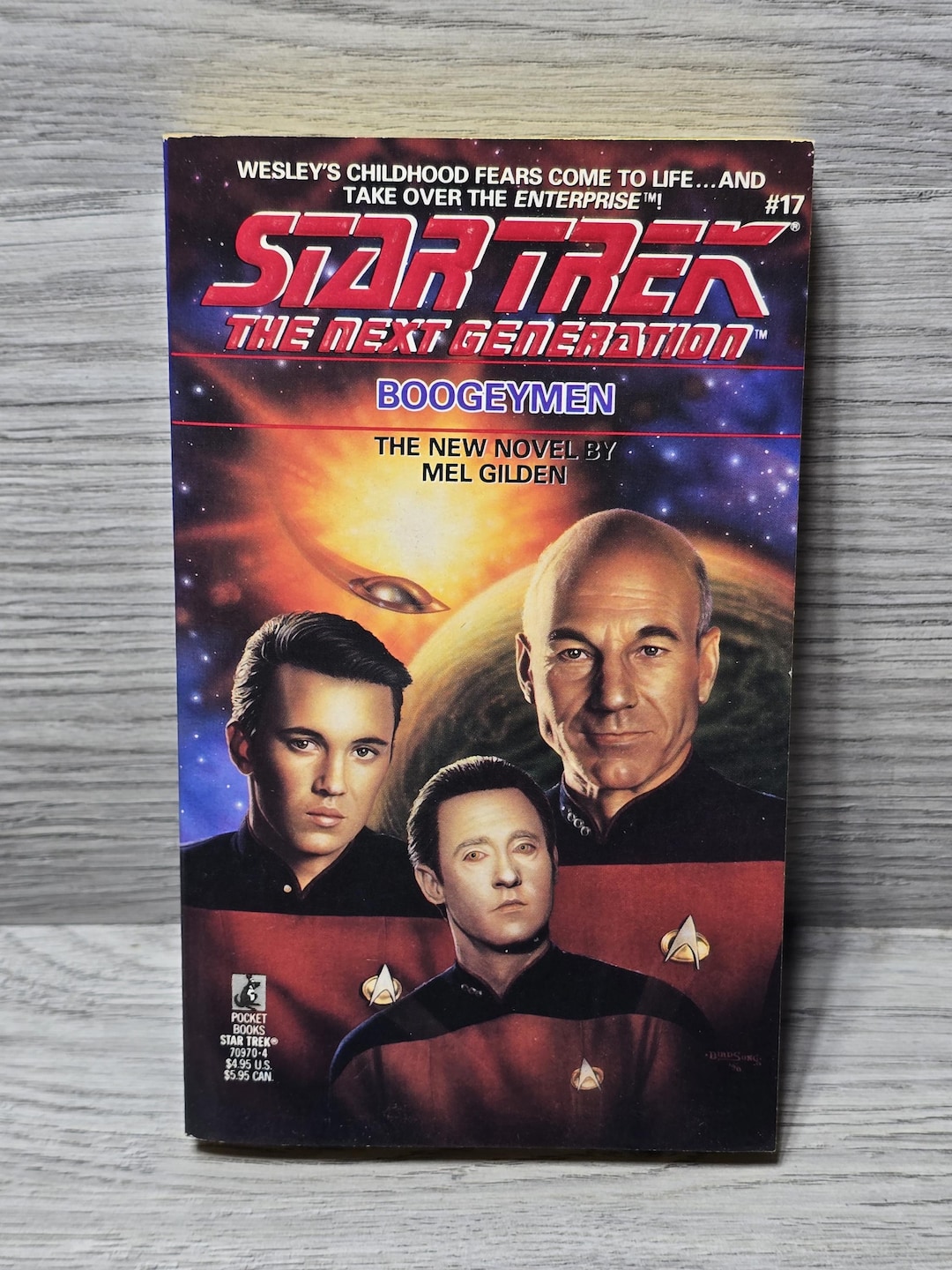 1991 Star Trek the Next Generation Boogeymen Paperback Mel Gilden - Etsy