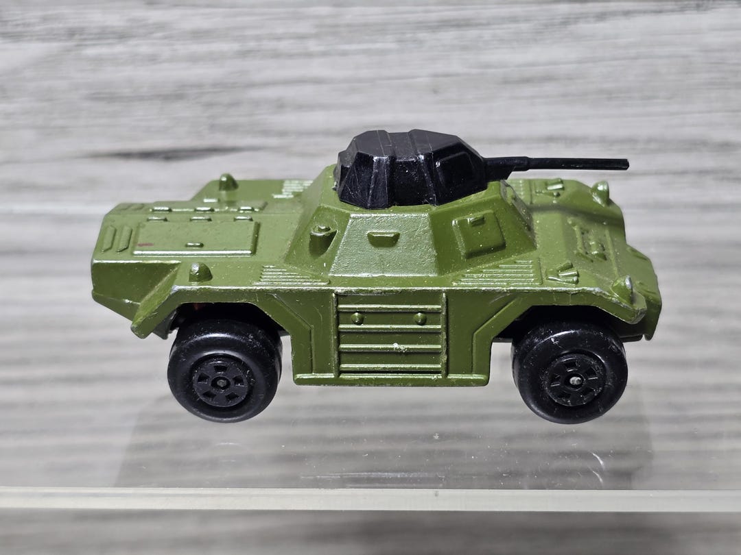 1973 Matchbox Rolamatics 73 Weasel Armored Tank Die Cast Military ...