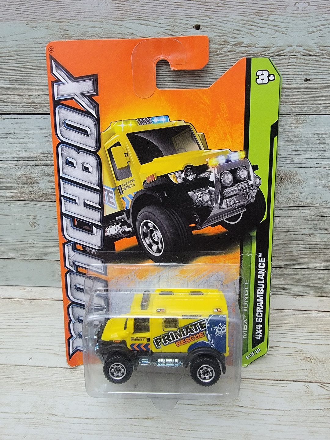 Matchbox MBX Jungle 4x4 Scrambulance - Etsy