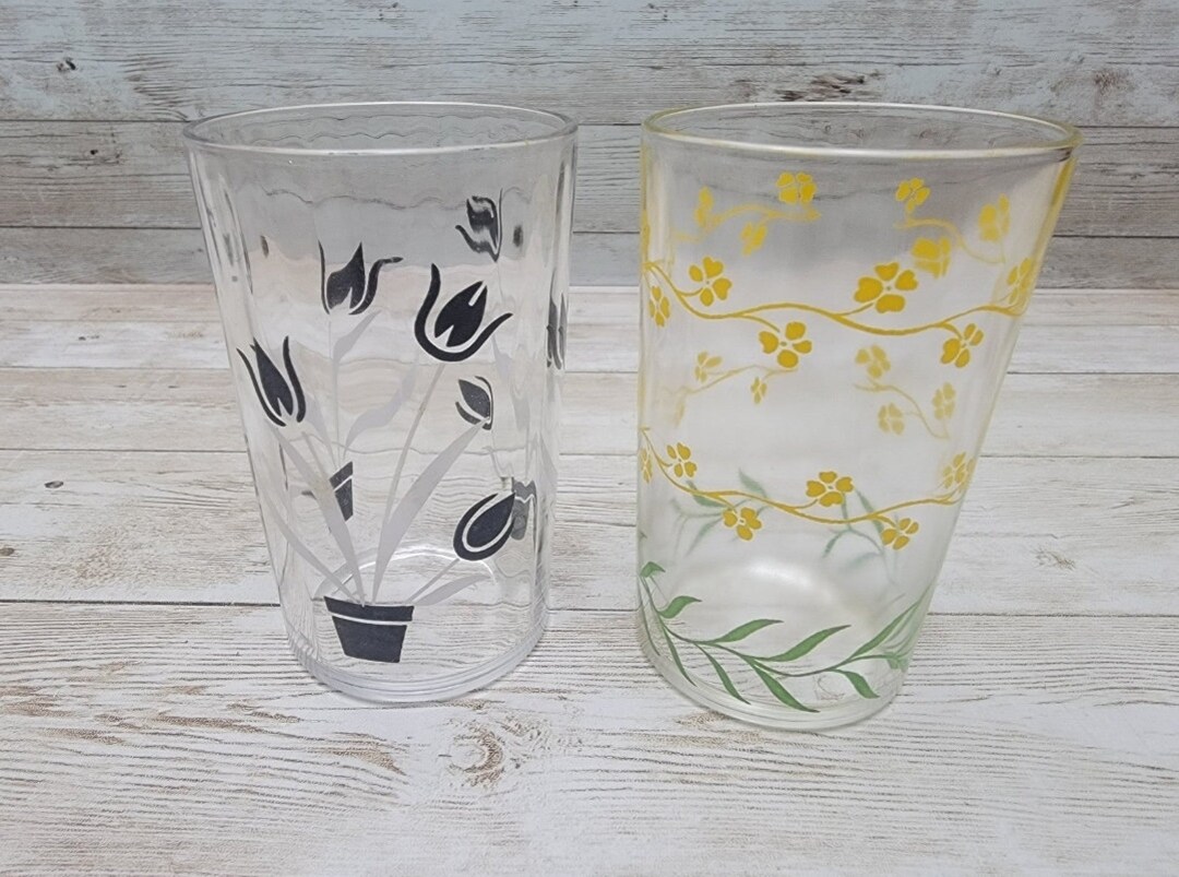 1950s Swanky Swig Juice Glass Set of 2 - Etsy