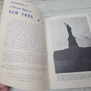 1950 Picture Book of New York Booklet - Etsy