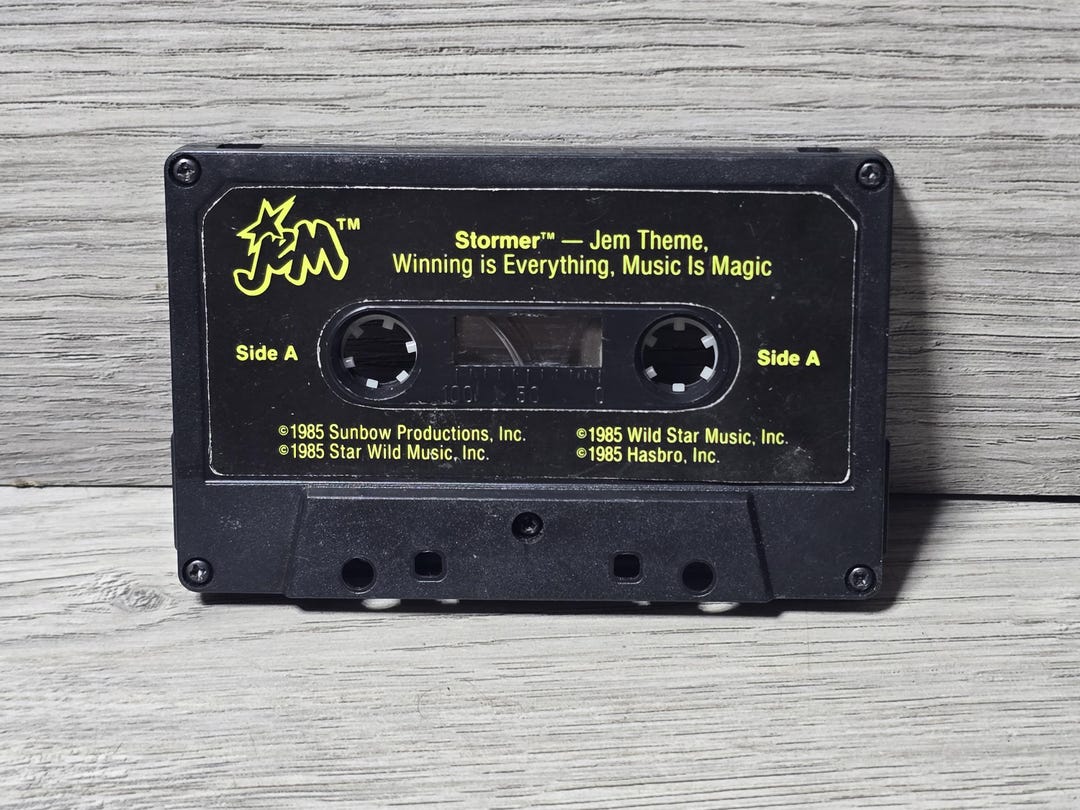 1985 JEM & the Holograms STORMER Misfits Doll Music Cassette Tape - Etsy