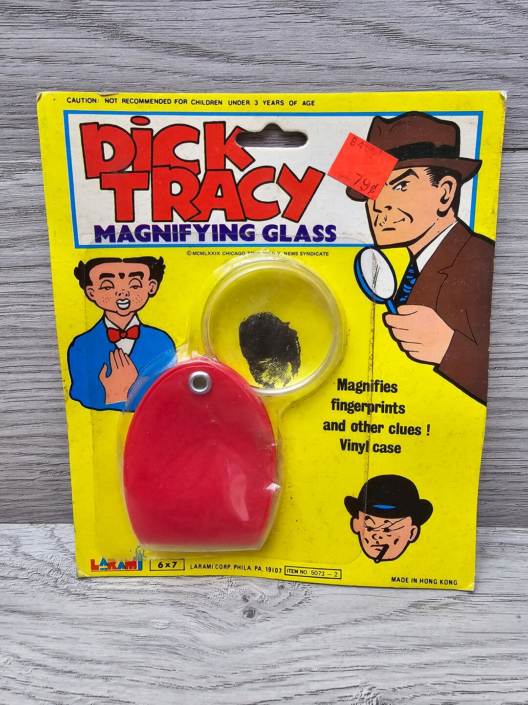 1970s Dick Tracy Magnifying Glass Hong Kong Vinyl Case New Old Stock ...