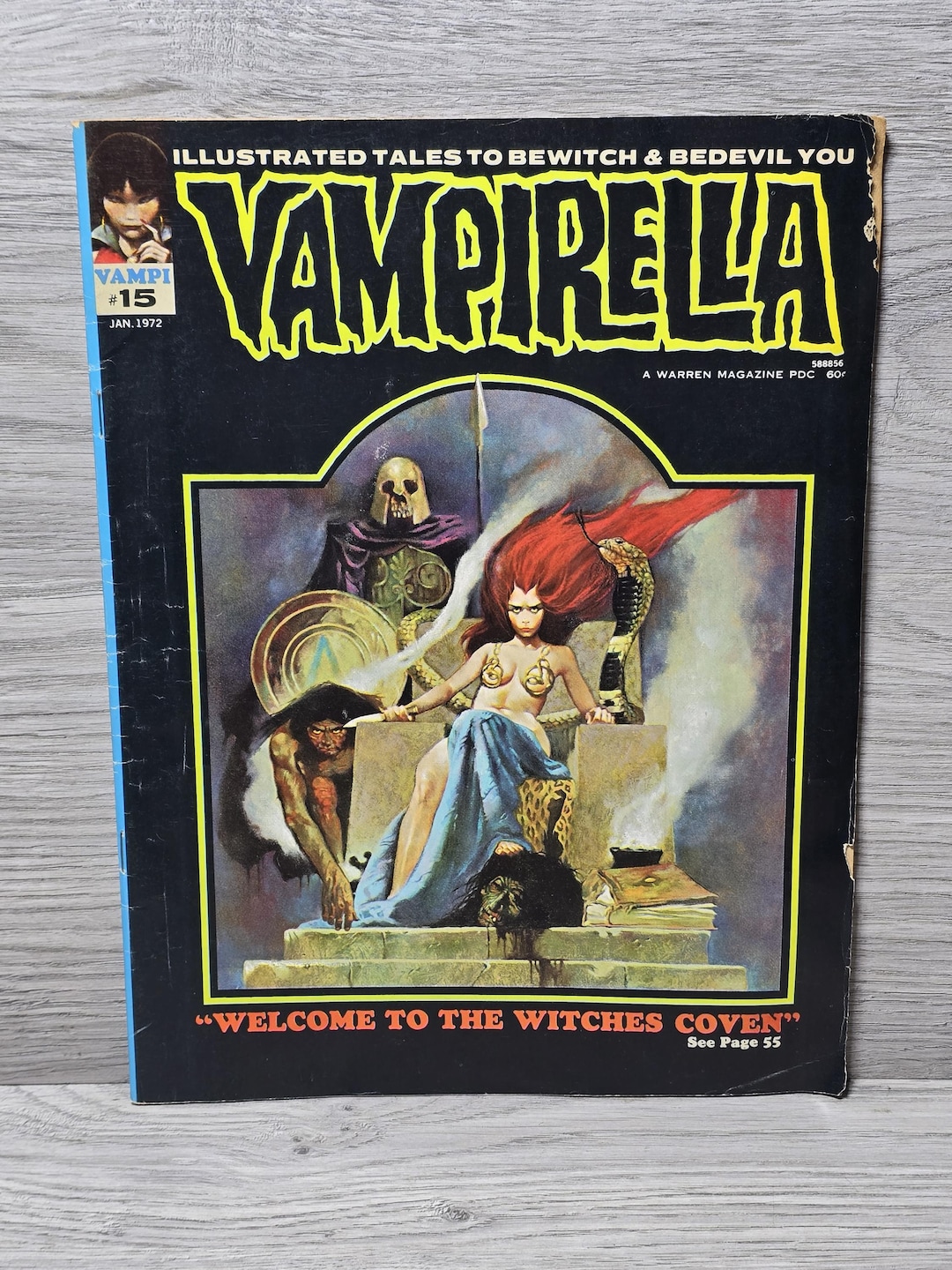 1971 Vampirella 15 Original Warren Comic Horror Monster Magazine - Etsy France