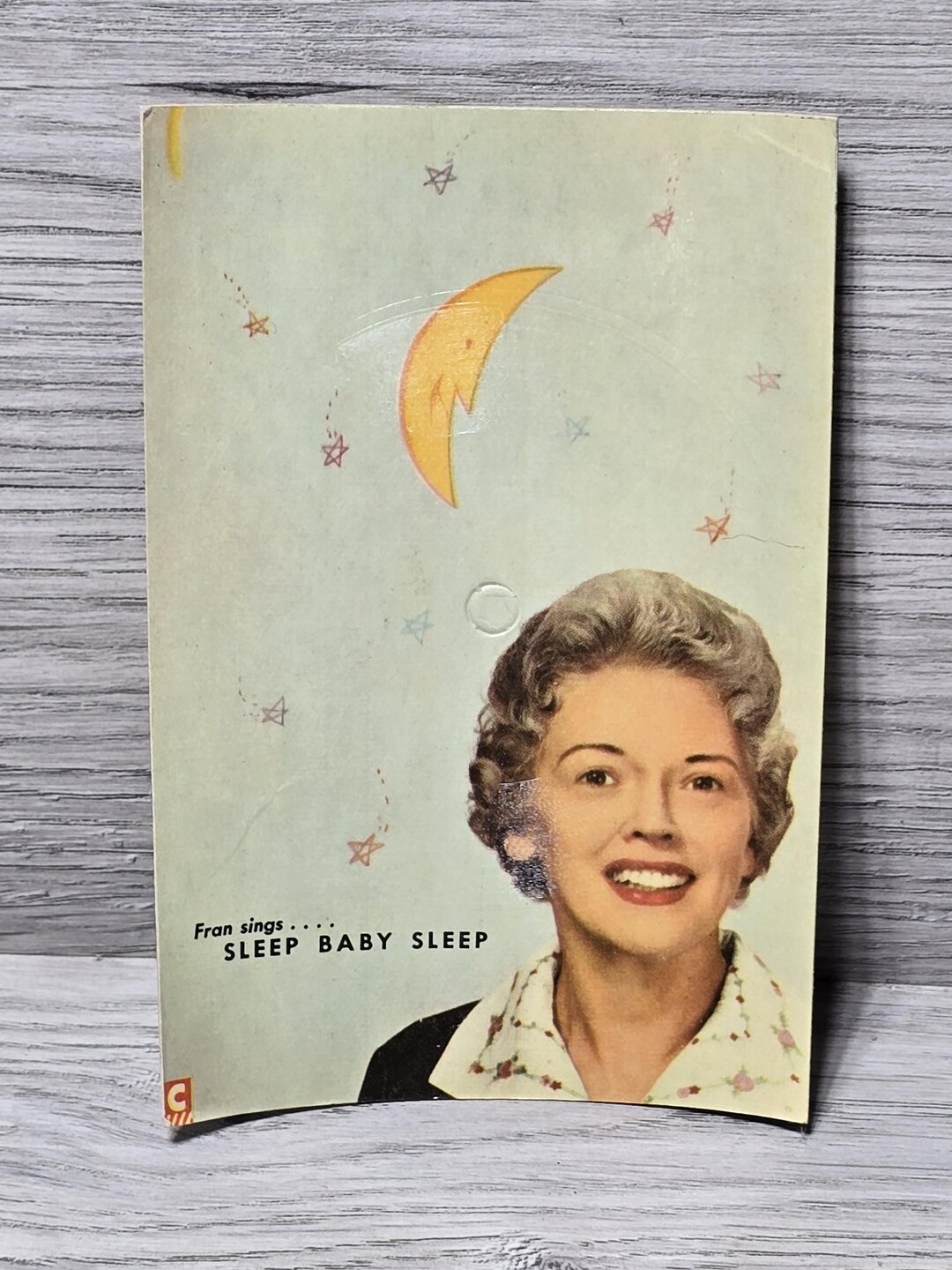 1950s Kukla Fran & Ollie Cardboard Record Curtis Candy Advertising Baby ...