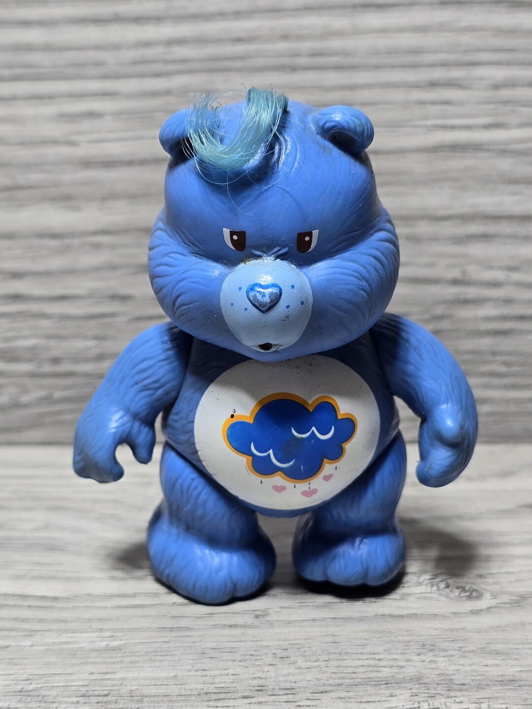 1983 Care Bears PVC Poseable 3 Figure Grumpy Raincloud - Etsy