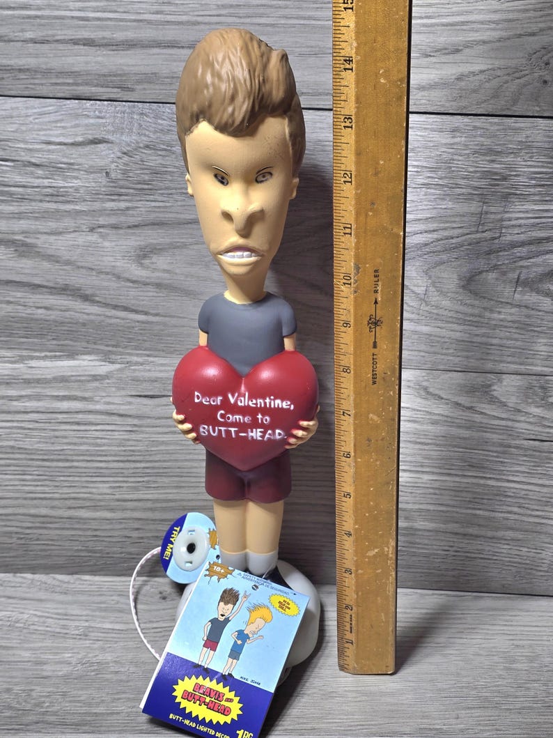 Butt-head From Beavis and Butt-head Valentines Day Lighted Blow Mold ...