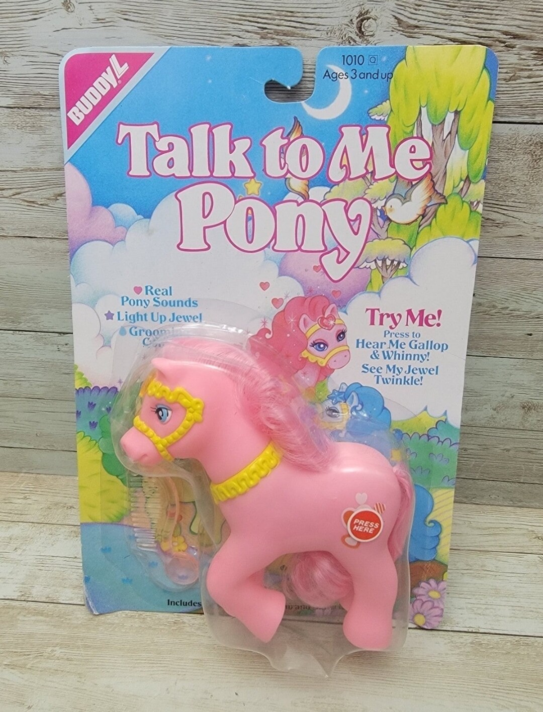 1990 Buddy L Talk to Me Pony My Little Pony SEALED - Etsy