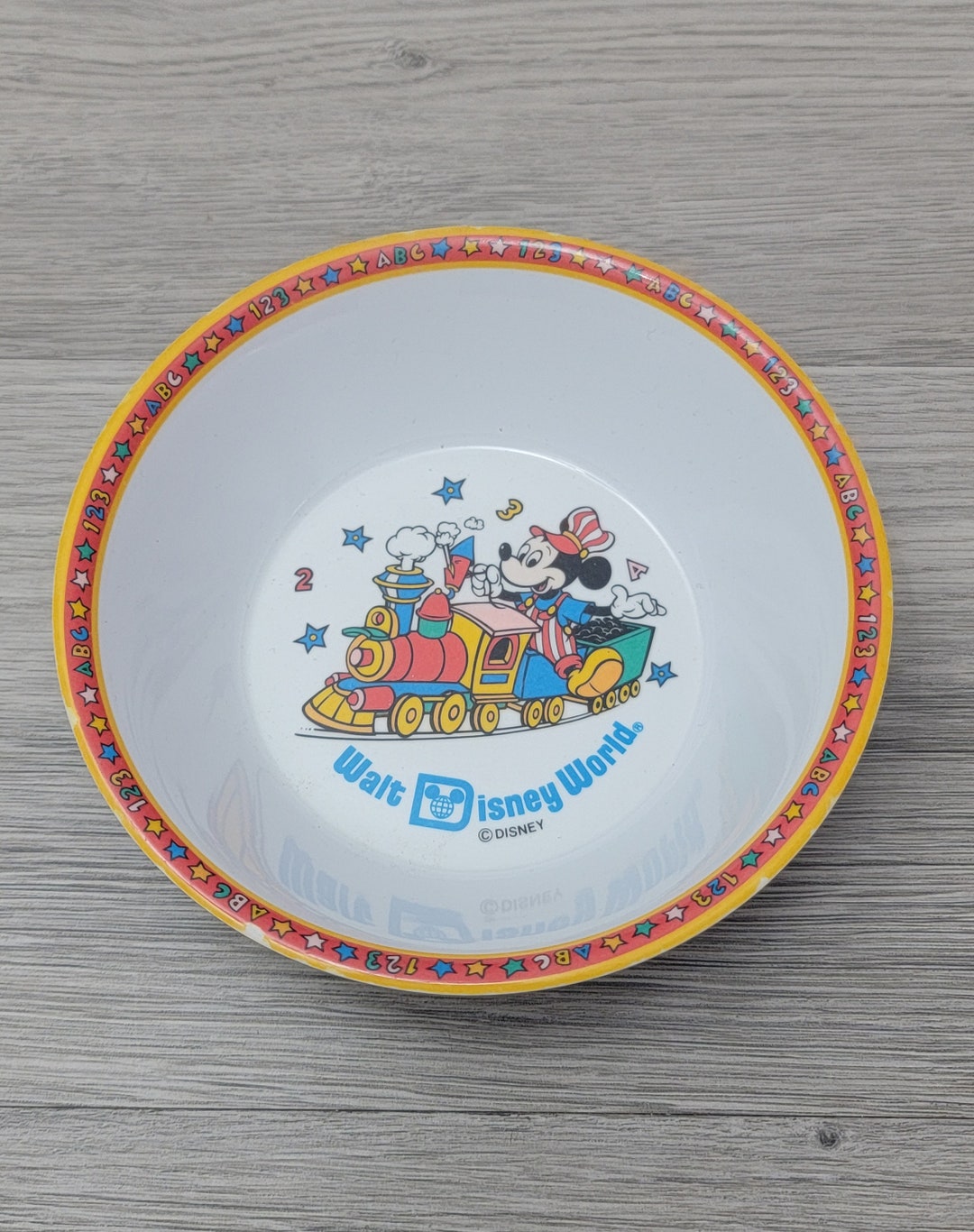 1970s Walt Disney World Mickey Mouse Bowl by Kibouki Collectible - Etsy