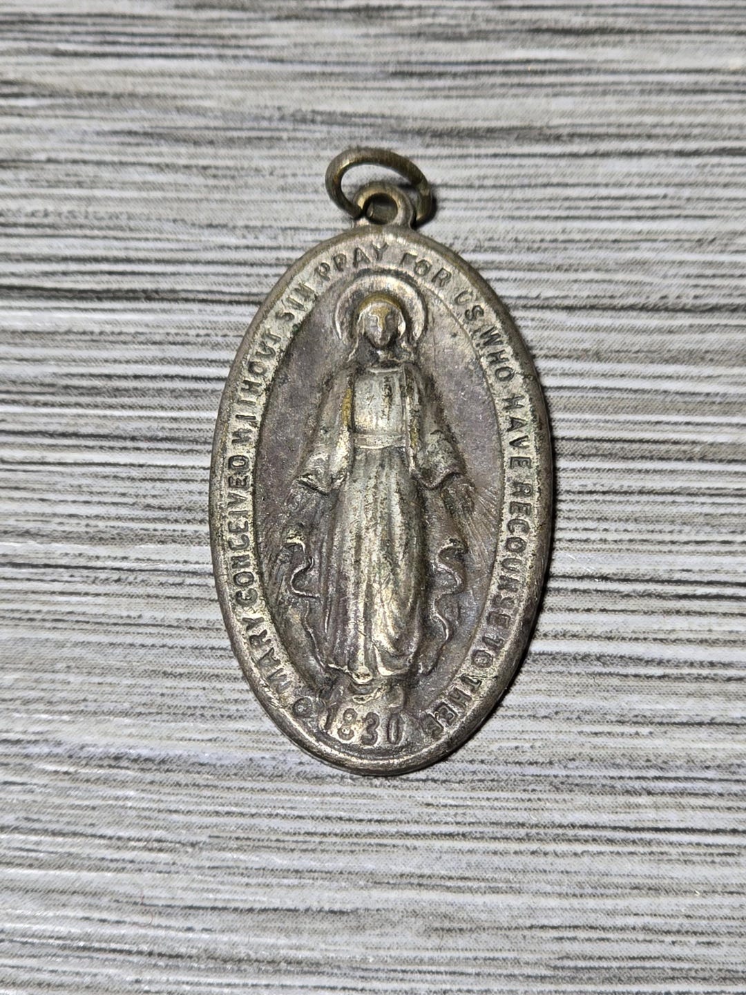 Vintage O Mary Conceived Without Sin Pray for Us Who Have Recourse to ...