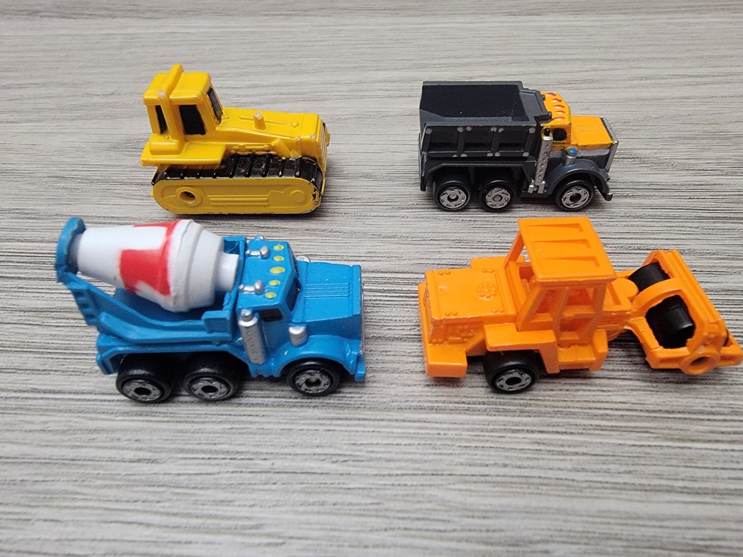 1980s Micro Machines Galoob Construction Truck Lot of 4 - Etsy