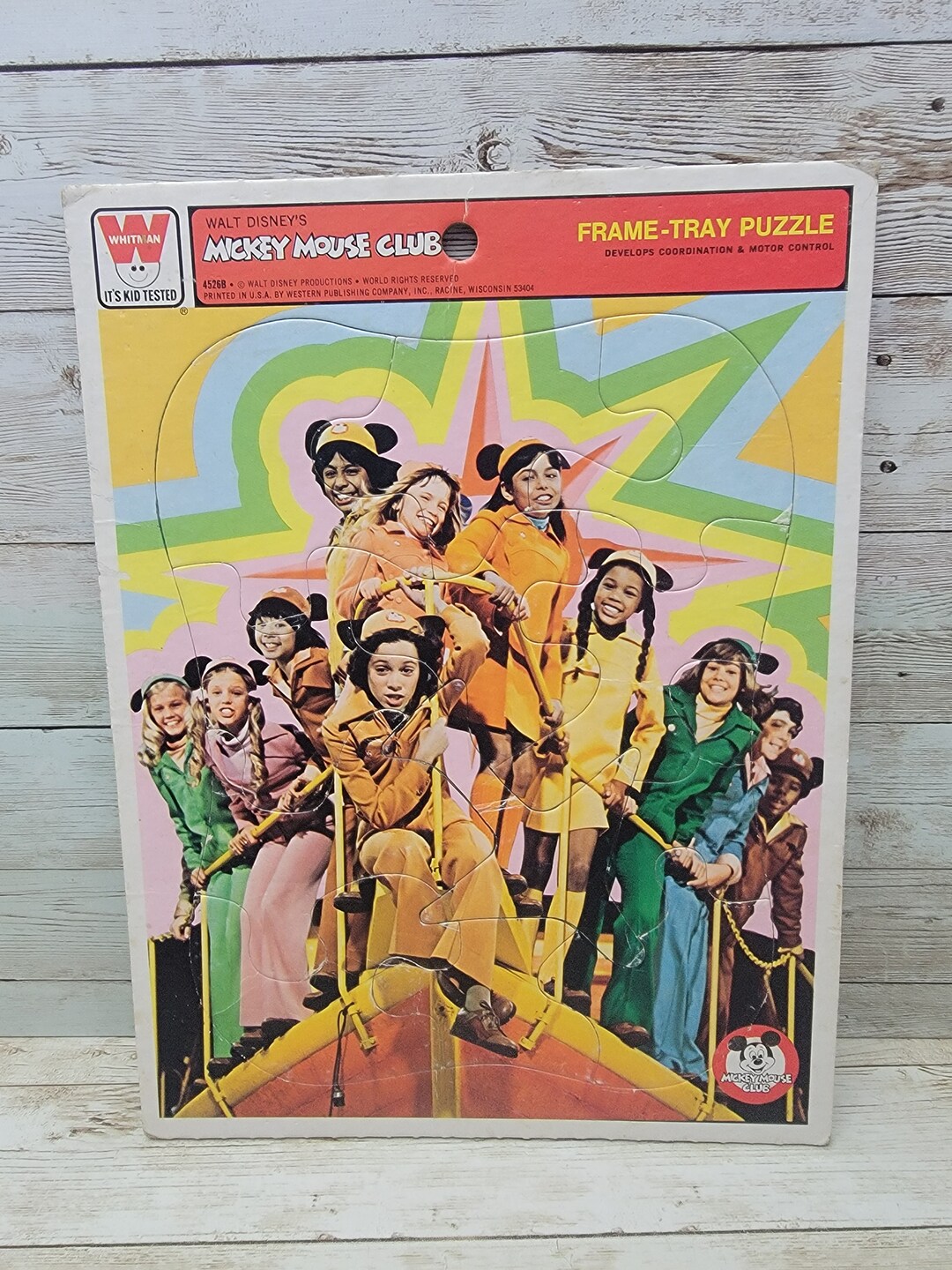 Vintage Walt Disney Mouseketeers Mickey Mouse Club Tray Puzzle - Etsy