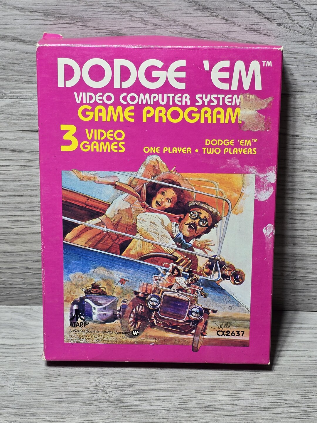 1978 EMPTY Atari 2600 Dodge Em Box Only - Etsy
