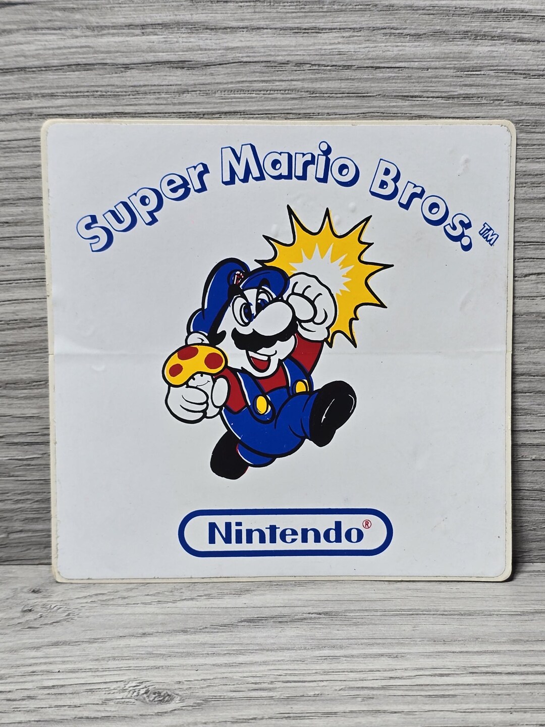 1980s NEW UNUSED Nintendo Super Mario Bros. Sticker Very Rare 4" - Etsy