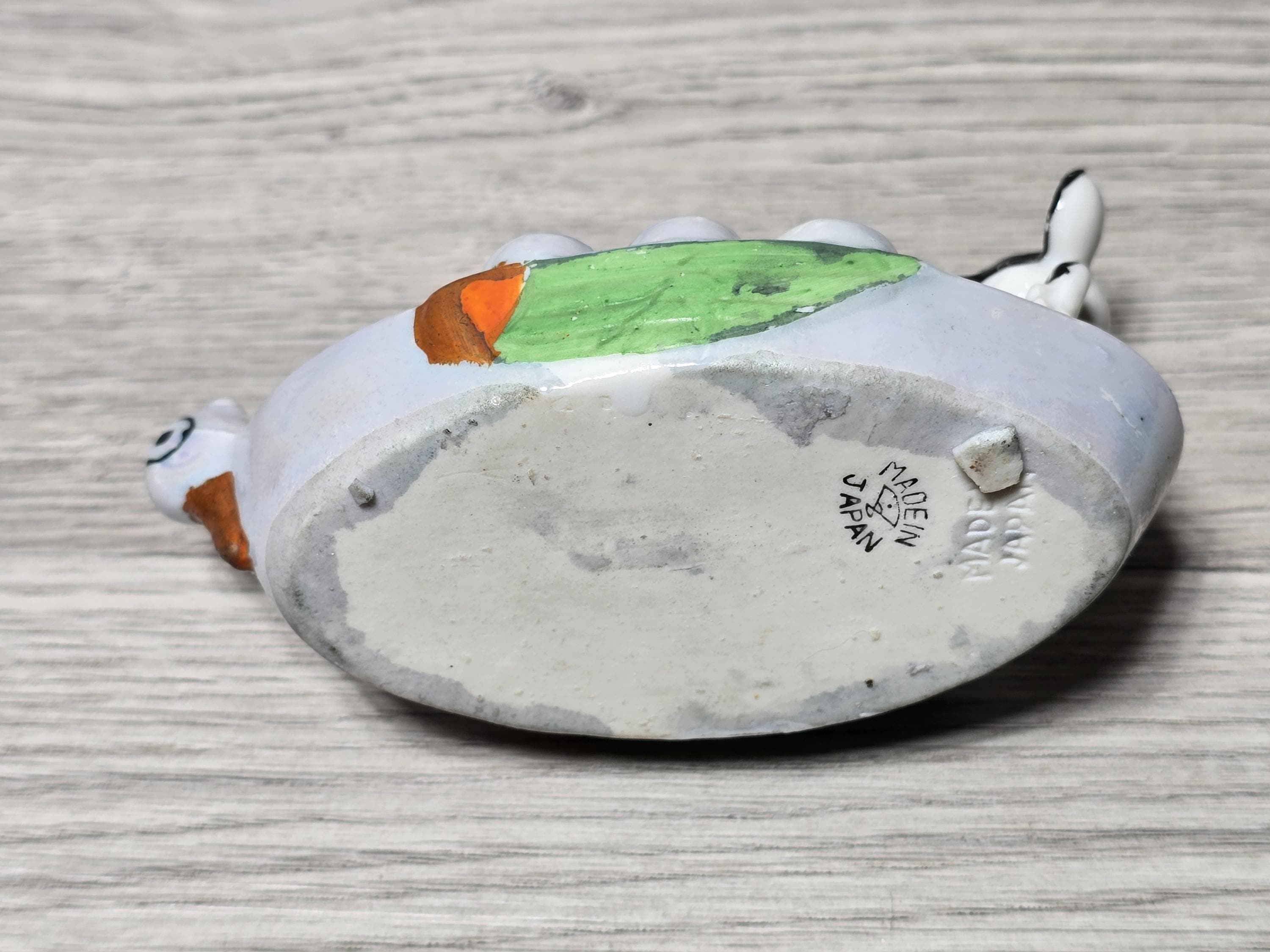 1930s RARE Disney Mickey Mouse Bisque Lusterware Cigarette Ashtray Boat ...