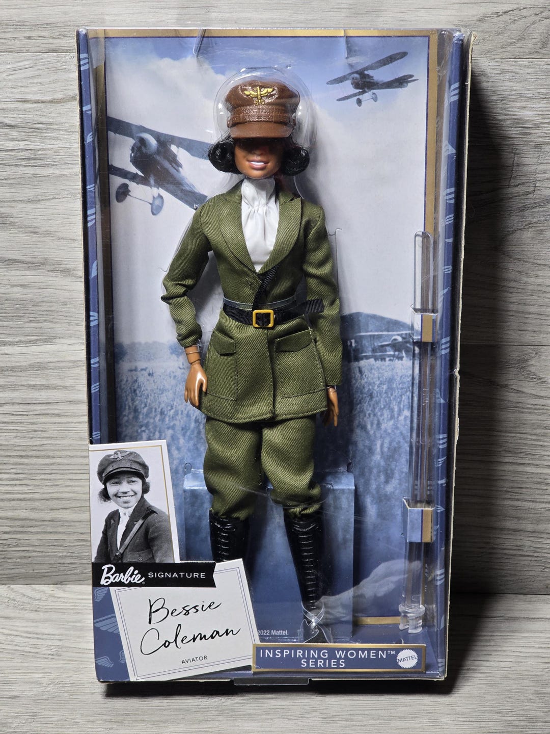 Barbie BESSIE COLEMAN 12 Signature Aviator Doll Inspiring Women Series ...