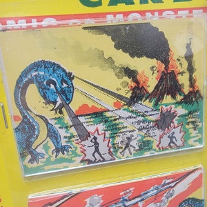 1963 Comic and Monster Magic Action Trading Cards Rack Pack Unpunched ...