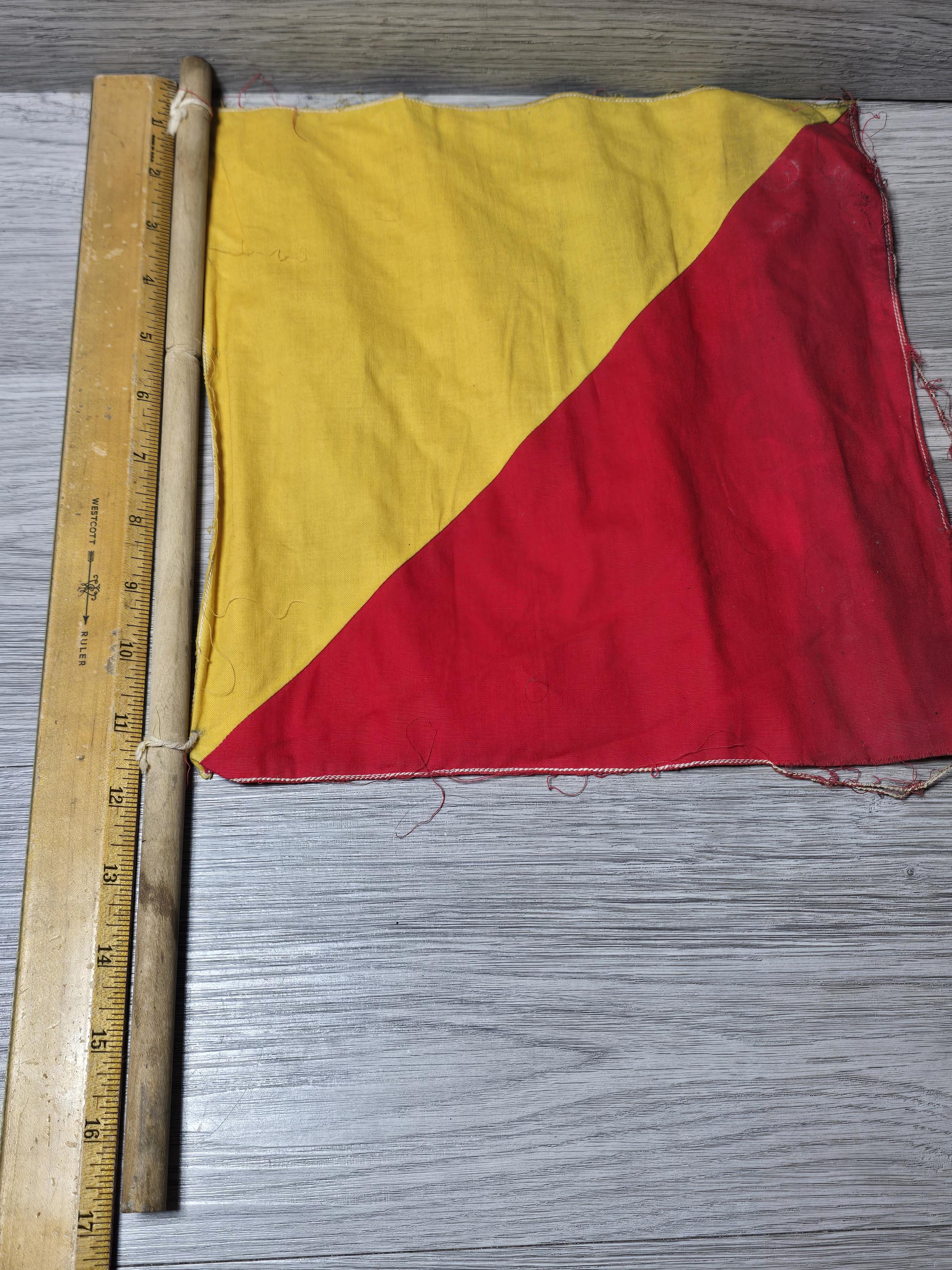 Vintage Navy Code Nautical Aircraft Landing Signal Flags WWII Era - Etsy
