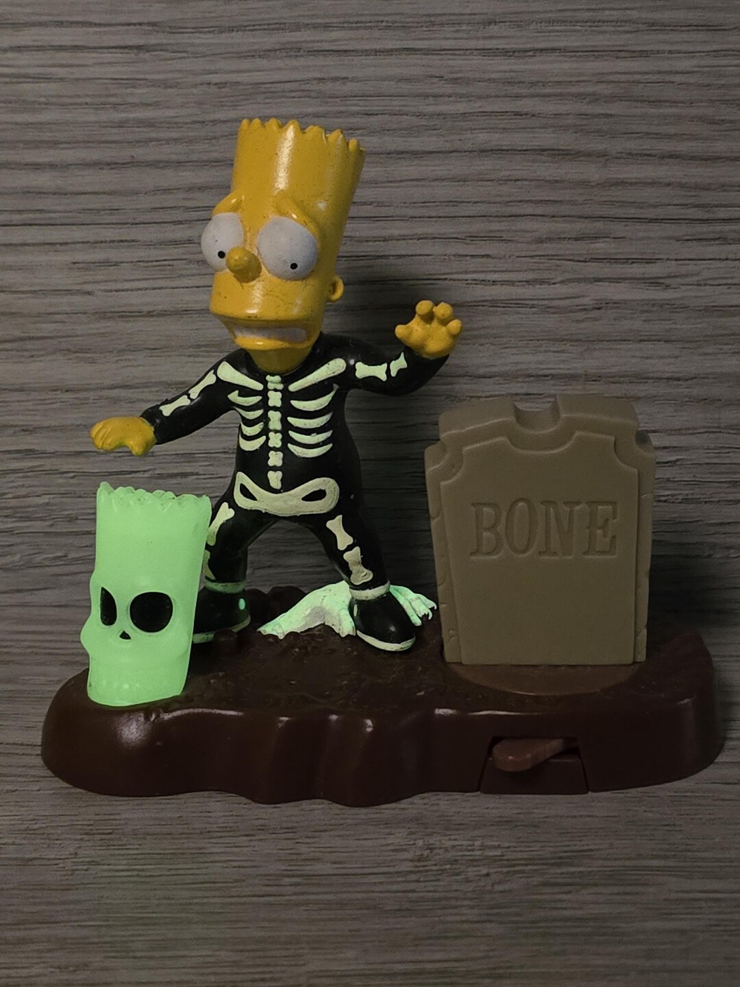 2001 Burger King Simpsons Treehouse of Horror Halloween Bart Skeleton ...