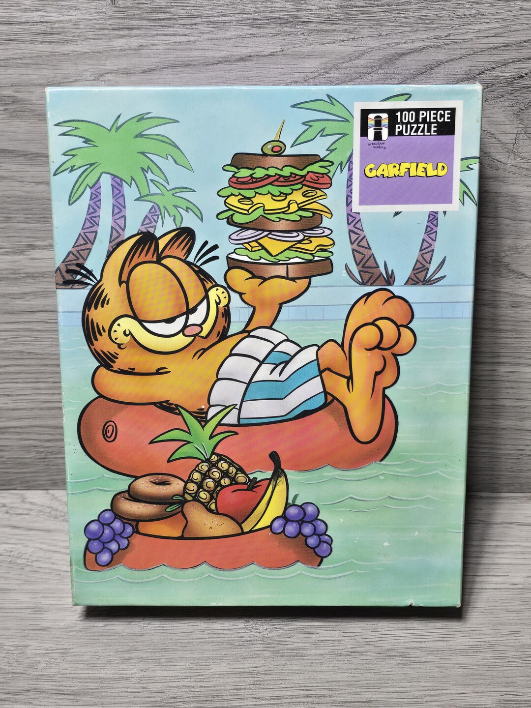 1978 SEALED Garfield the Cat Jigsaw Puzzle 100 Pieces Rainbow Works - Etsy