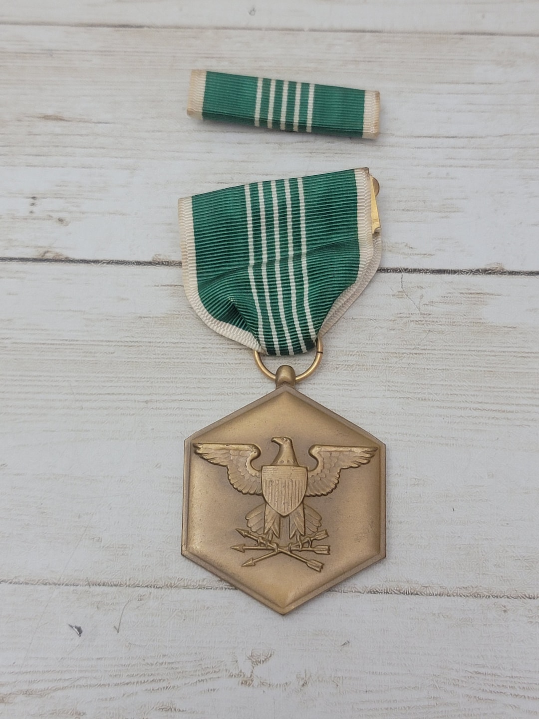 US Army Commendation Medal & Ribbon for Military Merit - Etsy